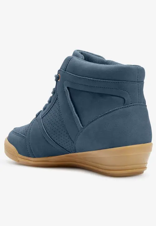 COMFORTVIEW Sport High Top Sneakers - Denim