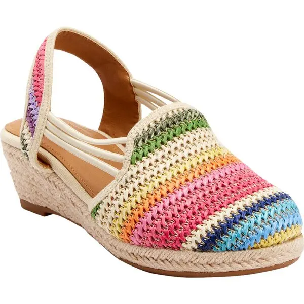 COMFORTVIEW The Clea Espadrille - Bright Multi