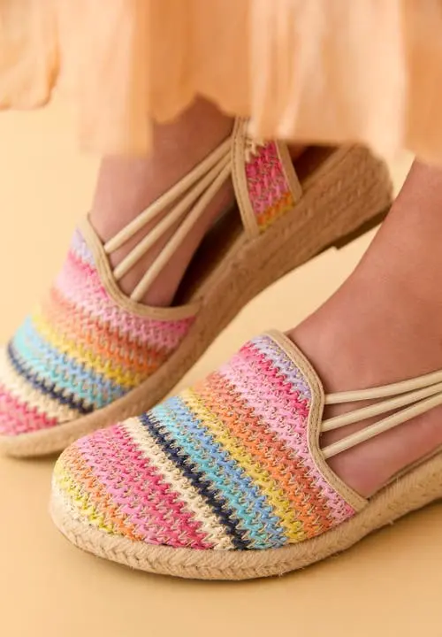 COMFORTVIEW The Clea Espadrille - Bright Multi