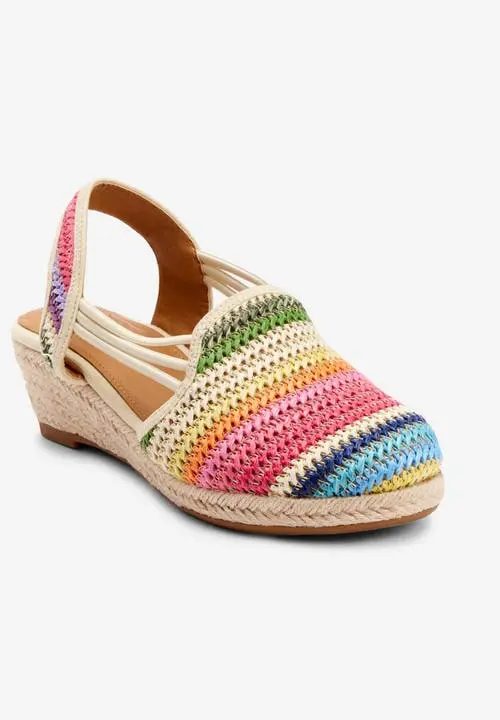 COMFORTVIEW The Clea Espadrille - Bright Multi