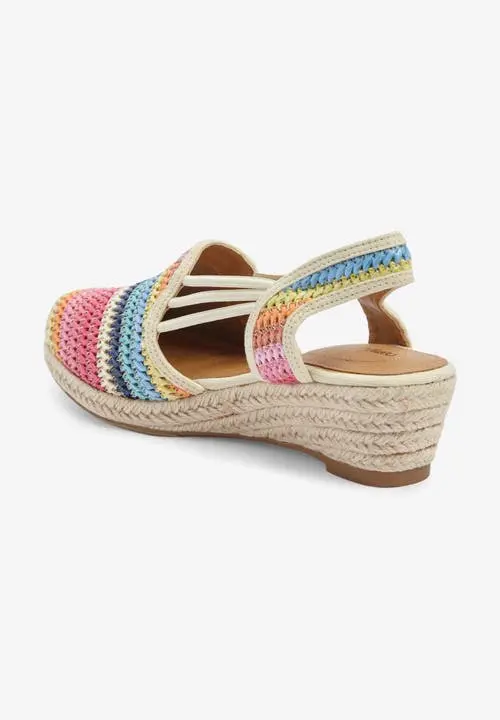 COMFORTVIEW The Clea Espadrille - Bright Multi