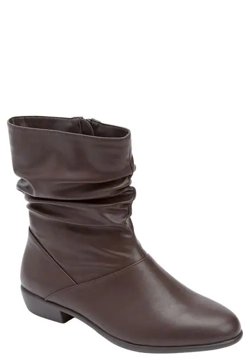 COMFORTVIEW Madison Bootie - Brown