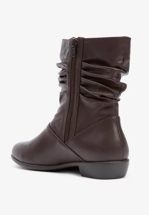 COMFORTVIEW Madison Bootie - Brown