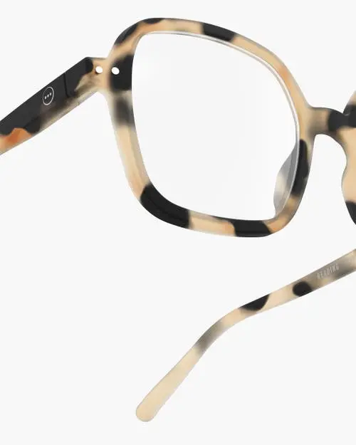 IZIPIZI Office Square Reading Glasses - Light Tortoise