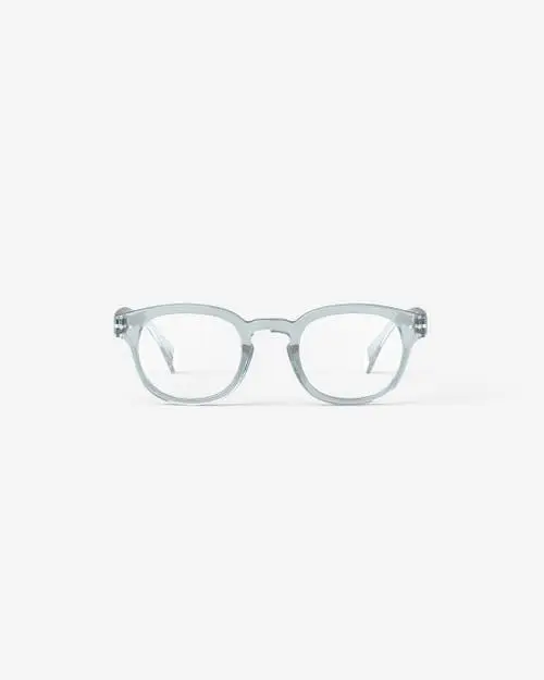 IZIPIZI 49mm Square Reading Glasses - Frozen Blue