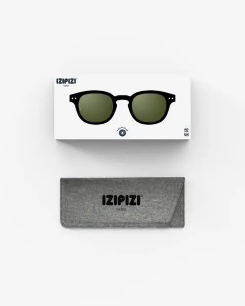 IZIPIZI C 47mm Square Sunglasses - Black