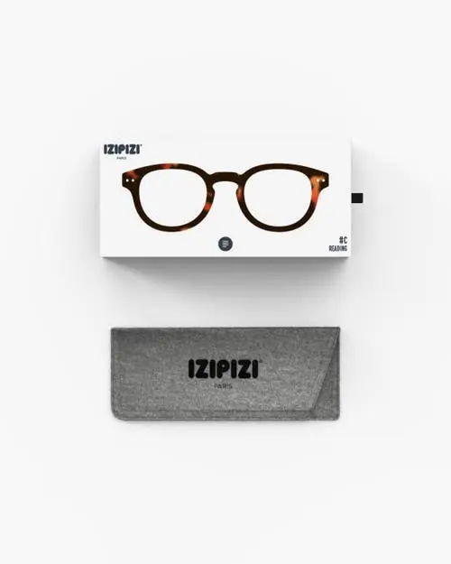 IZIPIZI C 49mm Square Reading Glasses - Tortoise