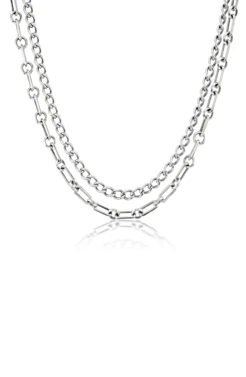 Sheryl Lowe Two-layer Necklace - Sterling Silver