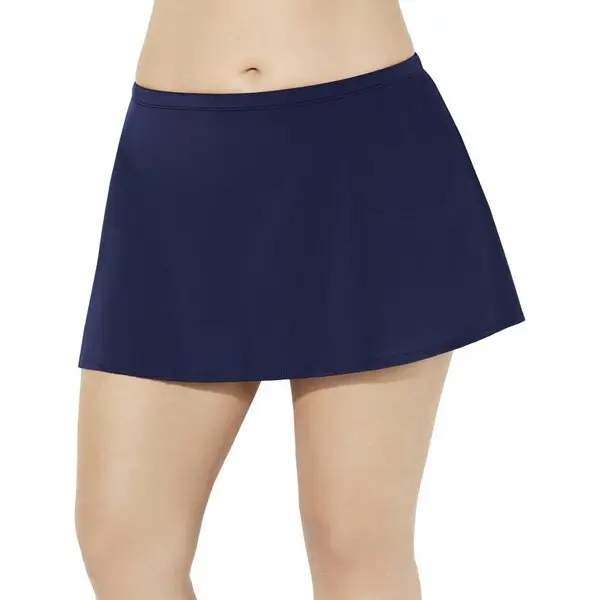 SWIMSUITS FOR ALL Chlorine Resistant A-line Swim Skirt - Classic Navy