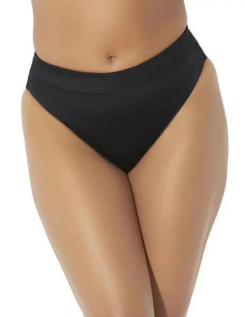 SWIMSUITS FOR ALL High Leg Swim Brief - Black