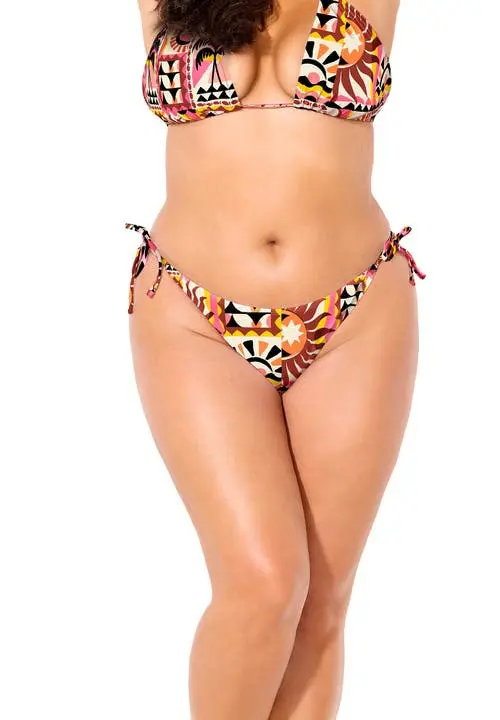 SWIMSUITS FOR ALL String Bikini Bottom - Vita Boho Palms