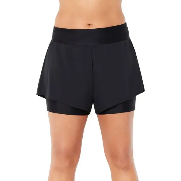 SWIMSUITS FOR ALL Quick-dry Swim Short - Black