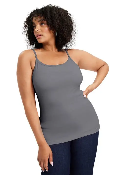 JUNE + VIE One+only Bra Cami - Medium Heather Grey