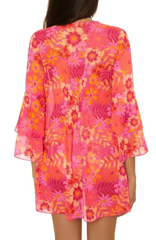 BECCA By Rebecca Virtue Copacabana Chiffon Cover-up Tunic