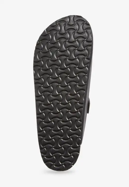 COMFORTVIEW The Luna Slip-on Clog With Decorative Strap - Black
