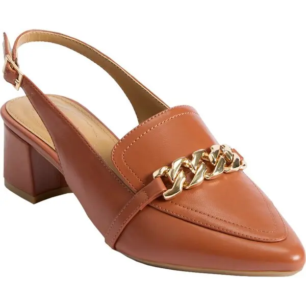 COMFORTVIEW Oaklyn Slingback Heel - Brown