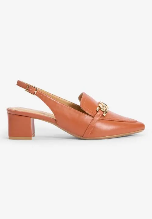 COMFORTVIEW The Oaklyn Sling Back Shoe - Brown