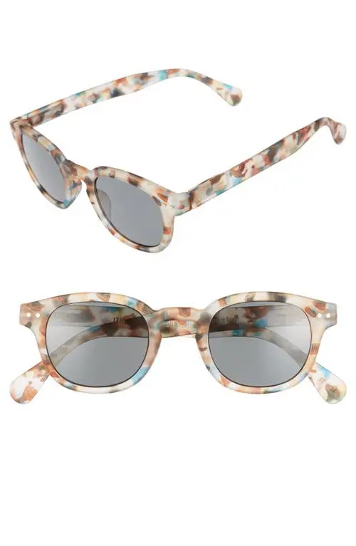 IZIPIZI C 47mm Square Sunglasses - Blue Tortoise