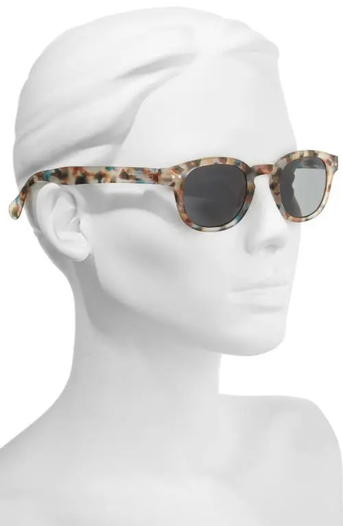 IZIPIZI C 47mm Square Sunglasses - Blue Tortoise