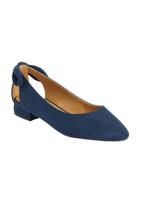 COMFORTVIEW The Neville Slip-on Flat - Navy