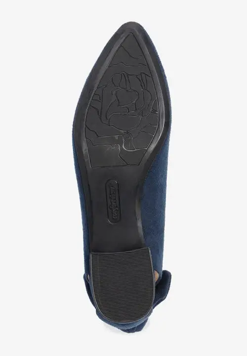 COMFORTVIEW The Neville Slip-on Flat - Navy