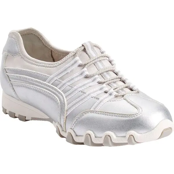 COMFORTVIEW Cv Sport Textured Knit Tory Slip On Sneaker - Silver