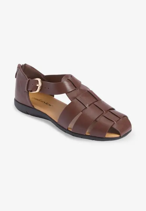 COMFORTVIEW Cooper Fisherman Flat - Dark Brown