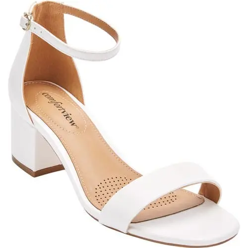 COMFORTVIEW The Orly Sandal - White