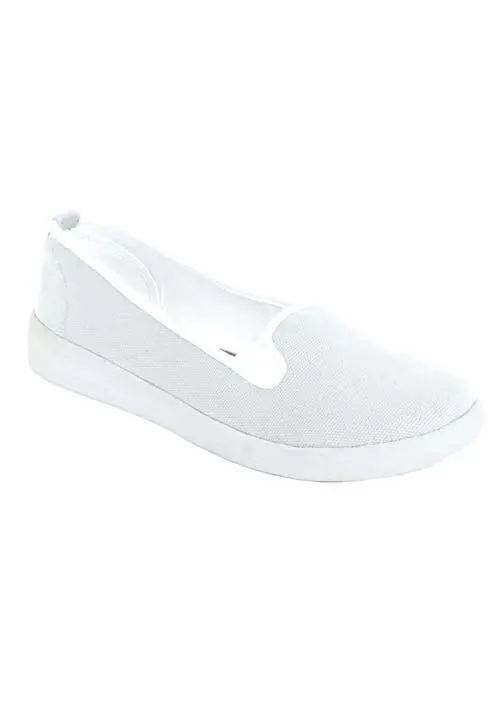 COMFORTVIEW Dottie Slip-on Sneaker - White