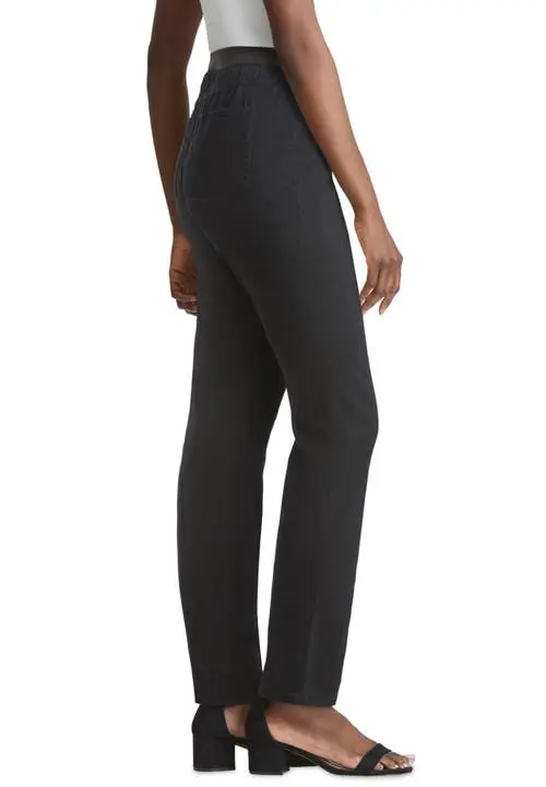 JESSICA LONDON Stretch Denim Jeggings - Black