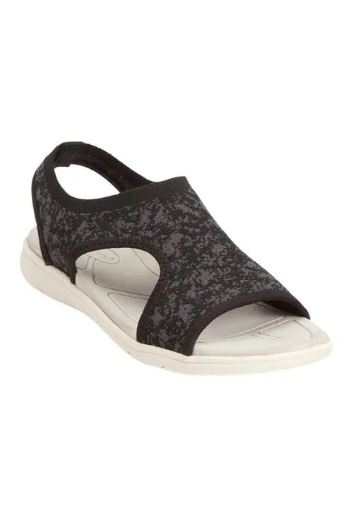 COMFORTVIEW The Serafina Sandal - Black Multi