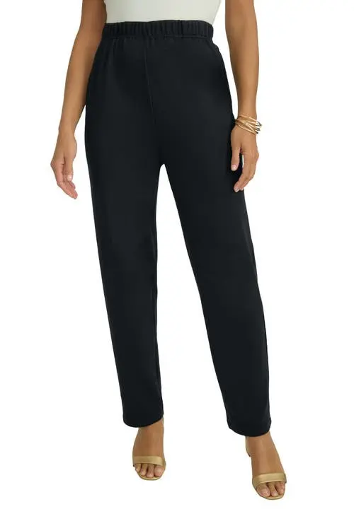 JESSICA LONDON Straight Leg Pant - Black