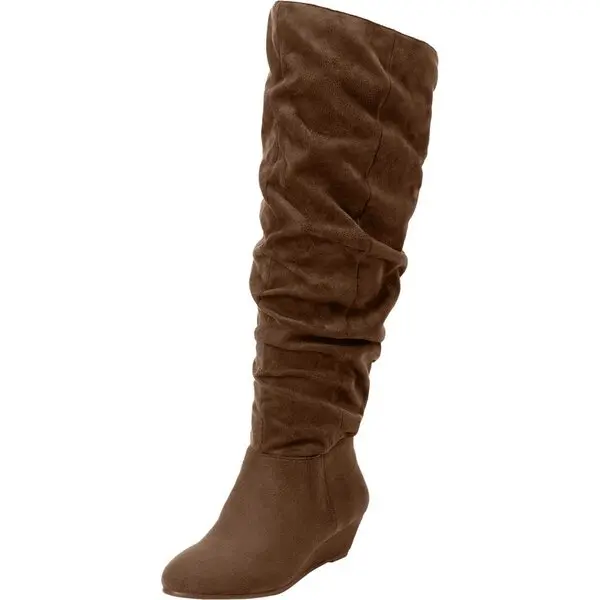 COMFORTVIEW The Tamara Wide Calf Boot - Brown