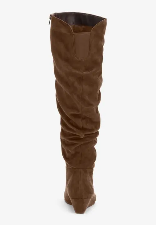 COMFORTVIEW The Tamara Wide Calf Boot - Brown