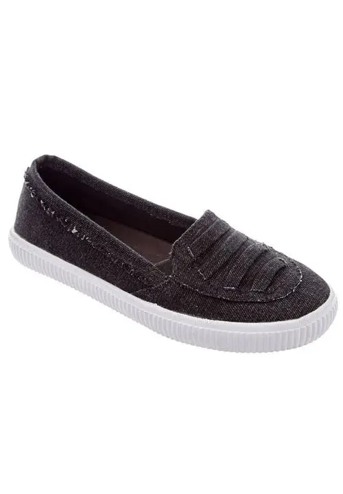 COMFORTVIEW Analia Slip-on Sneakers - Black