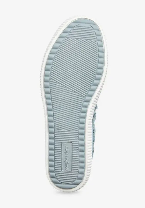 COMFORTVIEW Analia Slip-on Sneaker - Light Blue