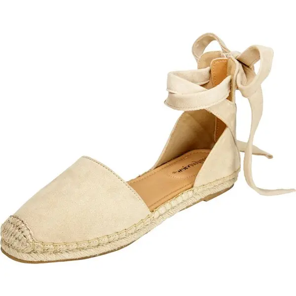 COMFORTVIEW The Shayla Flat Espadrille - Light Tan