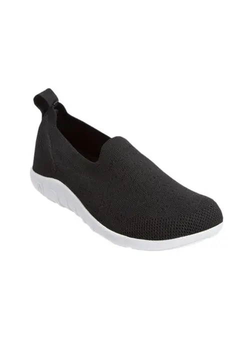 COMFORTVIEW Ivan Arch Slip-on Flat - Black