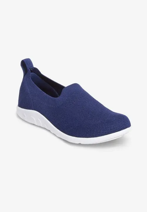 COMFORTVIEW Ivan Arch Slip-on Flat - Navy