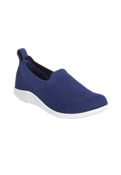 COMFORTVIEW Ivan Arch Slip-on Flat - Navy