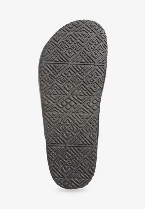 COMFORTVIEW Slip-on Footbed Sandal With Decorative Detailing - Black
