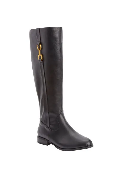 COMFORTVIEW Azalia Wide Calf Boot - Black