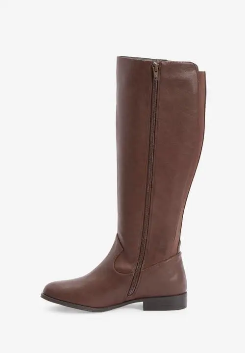 COMFORTVIEW Azalia Wide Calf Boot - Brown