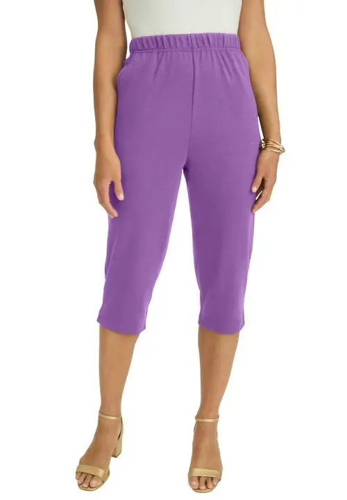 JESSICA LONDON Soft Ease Capri - Bright Violet