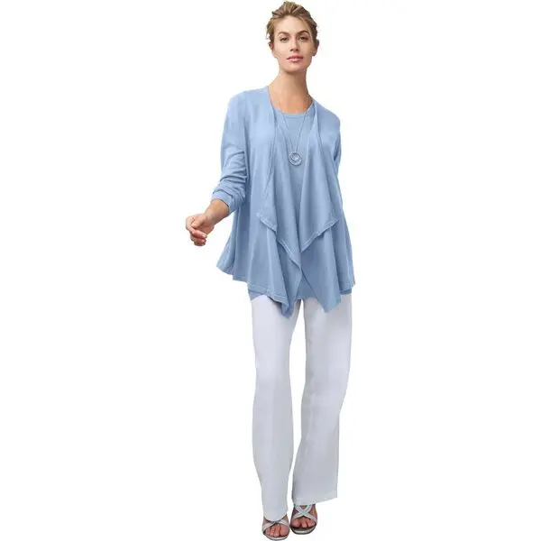 JESSICA LONDON Flyaway Cardigan - Azure Mist