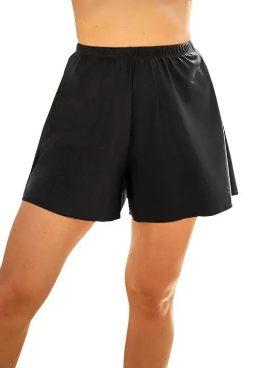 SWIM 365 Relaxed-fit Tummy Control Swim Short - Black