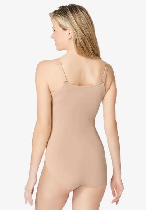 SECRET SOLUTIONS Instant Shaper Medium Control Seamless Bodysuit - Black