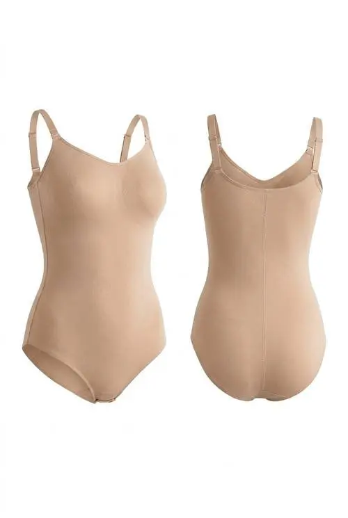 SECRET SOLUTIONS Instant Shaper Medium Control Seamless Bodysuit - Black