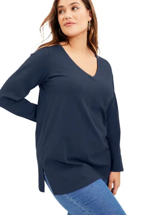 JUNE & VIE Long Sleeve Tunic