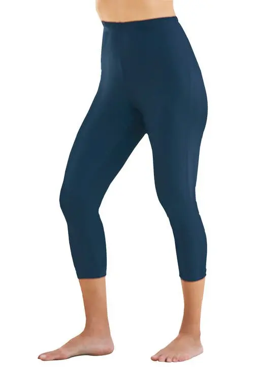 SWIM 365 High-waisted Swim Capri - Navy